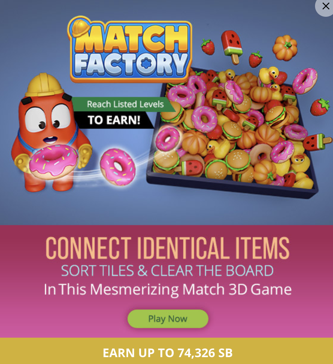 Swagbucks: Earn up to 74,326 SB with Match Factory - Cha-Ching on a ...